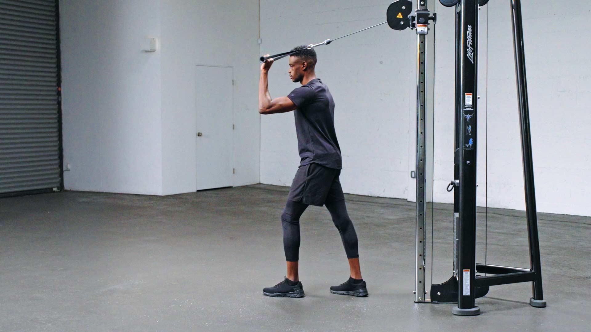 One Arm Overhead Triceps Extensions